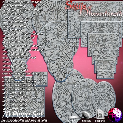 🪄 Arcane Bases (Expansion)・ 3D File for 3D printing・Cults