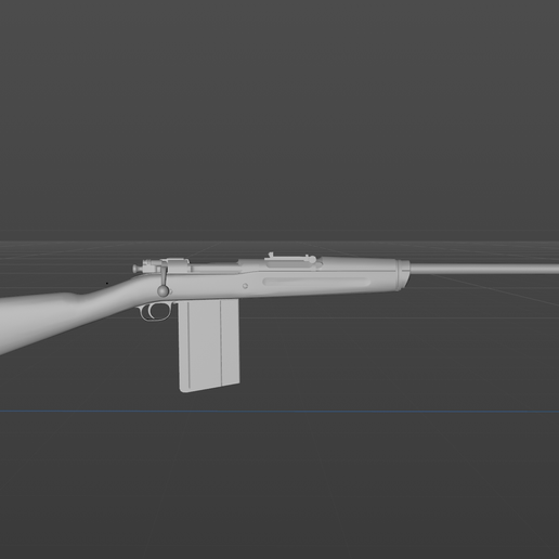 OBJ file Digital model of the US Springfield M1903-2 rifle 🗺️ ・3D print ...