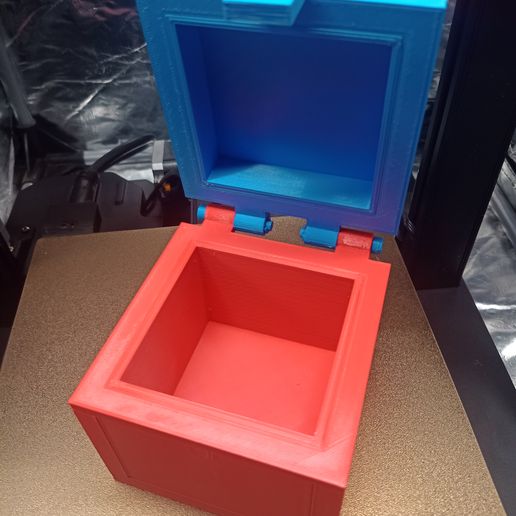 3D printing MINECRAFT CHEST !!! BOX 3D - 10x10 cm - Caja minecraft ...