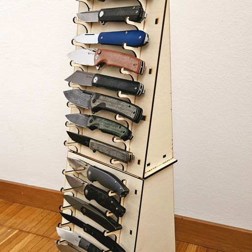 🔪 Knife Display・Free DXF File for 3D printing and CNC machining - Laser ...