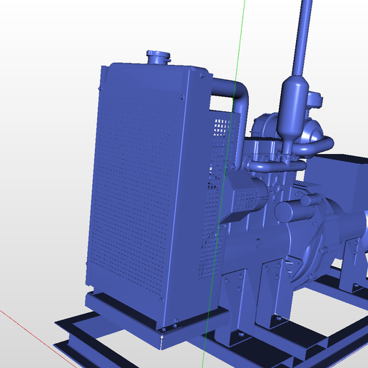 3D file Diesel Generator 🔧 ・3D printable model to download・Cults
