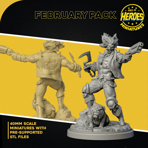 👨 The Main Man - HOH February 2025・ 3D File for 3D printing・Cults