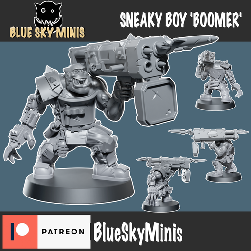 👦 Sneaky Boy 'Boomer'・ 3D File for ・Cults