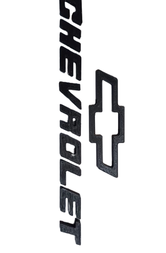 STP file Chevrolet badge lettering tappet cover 🚙 ・3D printing design ...