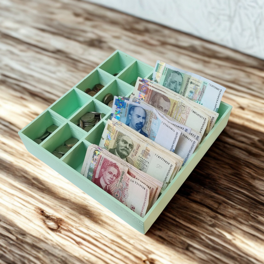 💰 Money holder / money organizer / money storage・ STL File for 3D ...