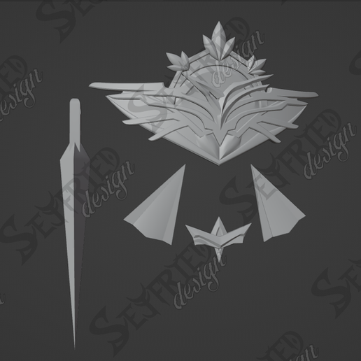 Archivo STL Love and Deepspace Caleb Farspace Colonel series costume ...