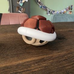 3D printed Spiked turtle shell switch game organizer • made with Bambu ...