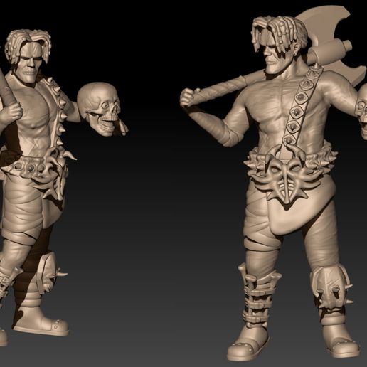 🎲 NAMELESS ONE FROM PLANESCAPE:TORMENT 32MM・ STL File for ・Cults