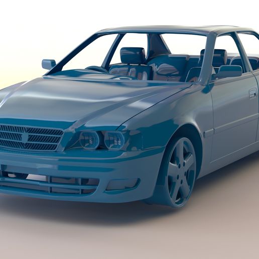 🚗 Toyota Chaser JZX100 scale print kit・ 3D File for ・Cults