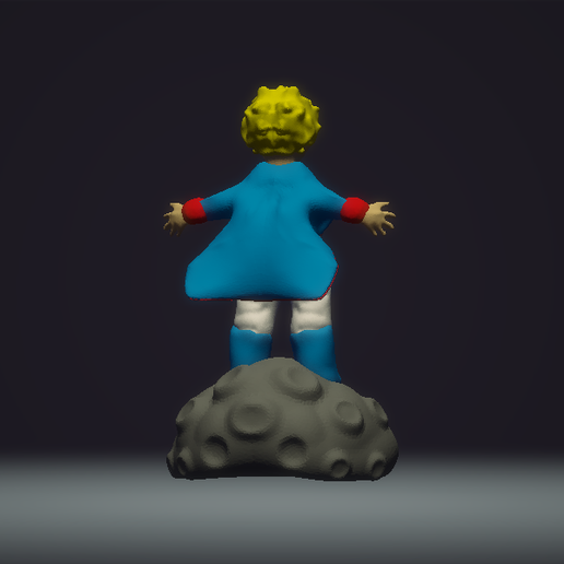 Archivo OBJ gratuito el principito 👾 ・Objeto imprimible en 3D para ...