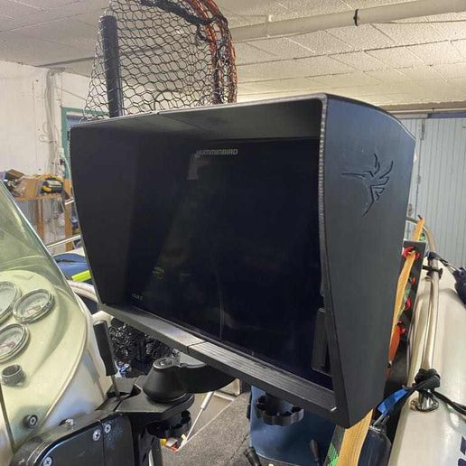 3MF file Humminbird Solix 10" sunvisor sunshade ⛱️ ・3D printing idea to ...