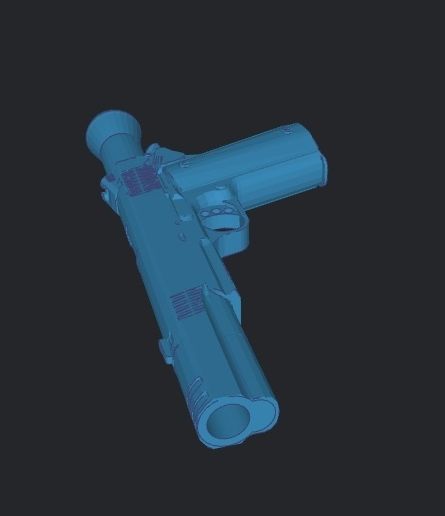 🔫 INHALER COLT 1911 MINIATURE SNIFFER INHALATION TUBE SHAPED LIKE A GUN ...