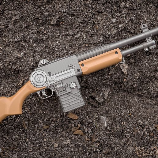 🧸 Trench laser rifle prop for Cosplay/display・Free STL File for ・Cults