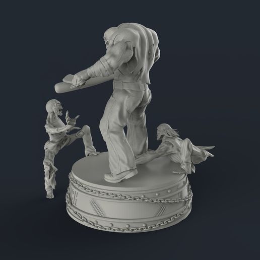 👊 Five Finger Death Punch mascot 3D print model・ 3D File for ・Cults