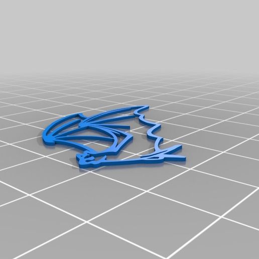 🦇 Simple Bat design・Free 3D File for ・Cults