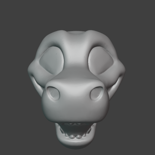 🗿 Foam Model Toothy Gator Fursuit Headbase・ STL File for 3D printing・Cults