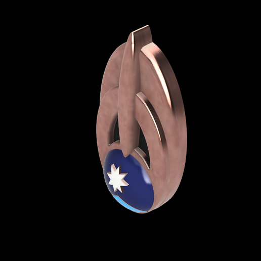 🖖 Minnesota Resistance Bajoran Combadge Fanart・ STL File for 3D ...