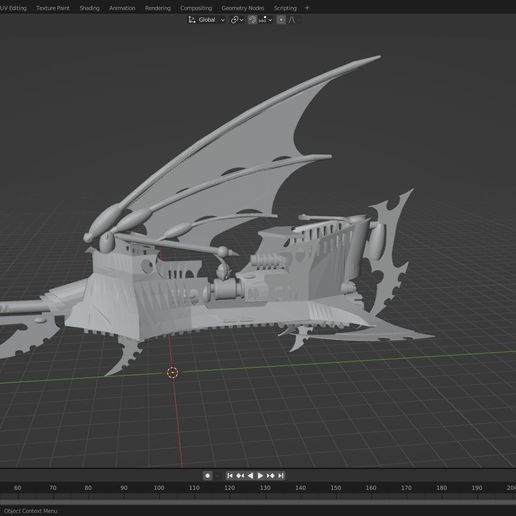 🛰 Evil Space Elf Zapper Pirate Ship・Free 3D File for 3D printing・Cults