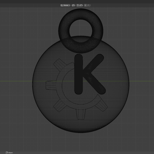 🗝️ Desktop Keyrings - KDE Desktop Logo・ 3D File for 3D printing・Cults