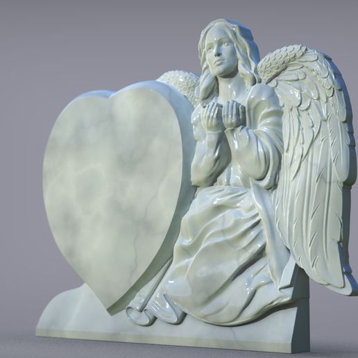 👼 Angel Monuments 3D Model・ STL File for 3D printing and CNC machining ...