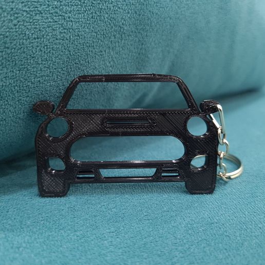 🗝️ MINI Cooper S JCW Keychain・ STL File for ・Cults