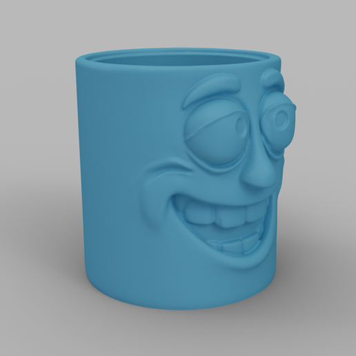 🪴 Happy Vibes Pot・ STL File for 3D printing・Cults