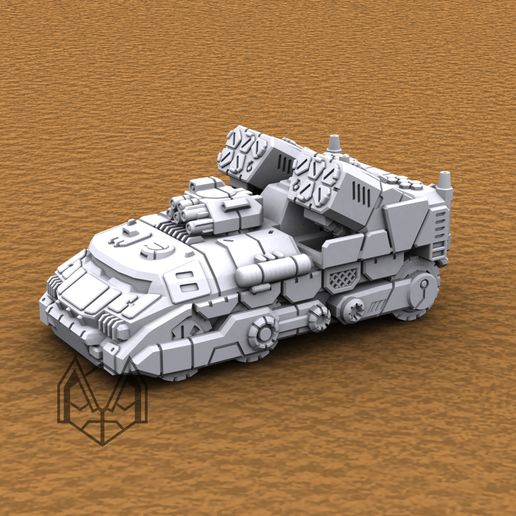 🔥 6mm (1/285) Sheltron Fire Support Vehicle・ OBJ File for 3D printing・Cults