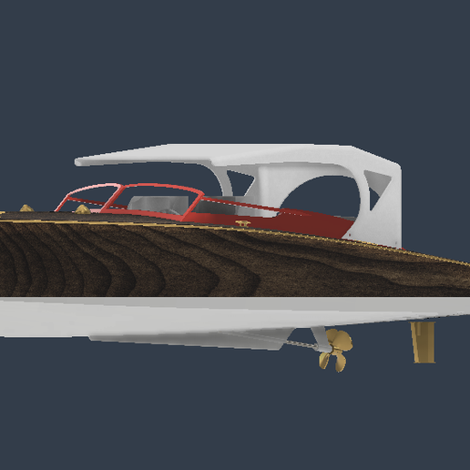 🛥️ RC Boat Windsor Slipper Launch 1/10 scale・ STL File for 3D printing ...