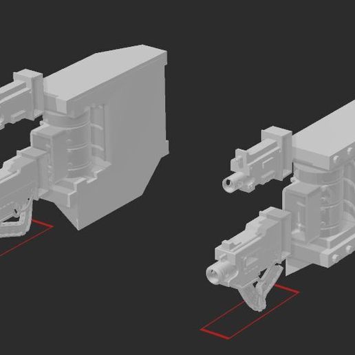 🛰 Side turret for space tanks・Free 3D File for ・Cults