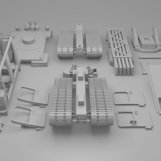 🚀 BV 206 with LARS 1 MLRS・ STL File for 3D printing・Cults