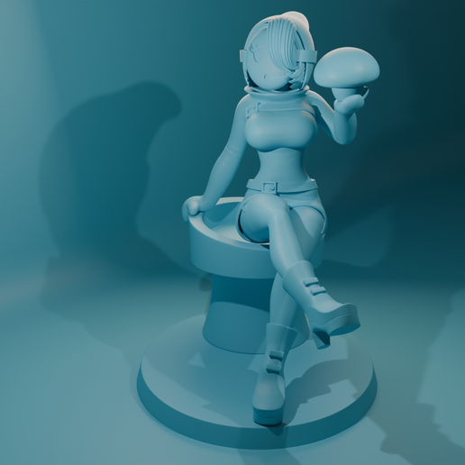 👧 Shy Gal・ STL File for 3D printing・Cults