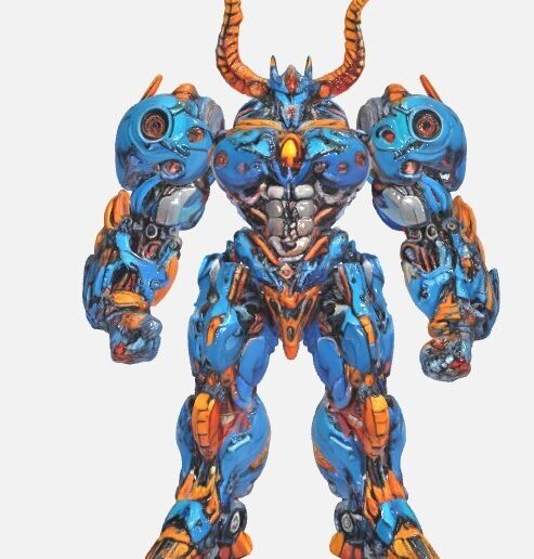 🤖 ROBOT DEMON・ STL File for 3D printing・Cults