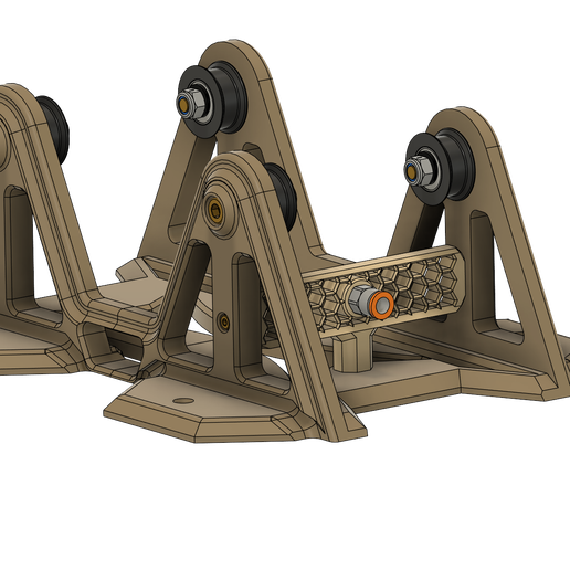 🪢 Filament carrier stand 2KG + modular・ STL File for 3D printing・Cults