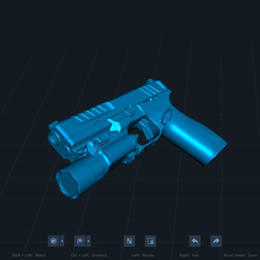 🔫 SPRINGFIELD ECHELON + SUREFIRE X300U-A・ STL File for 3D printing・Cults