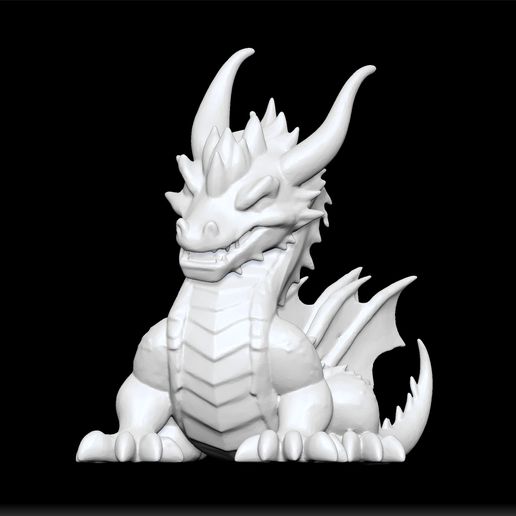 🐉 Dragon 3D Print Model - Mythical Creature STL File - Fantasy ...