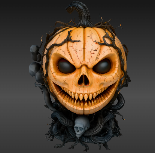 pumpkin creature design