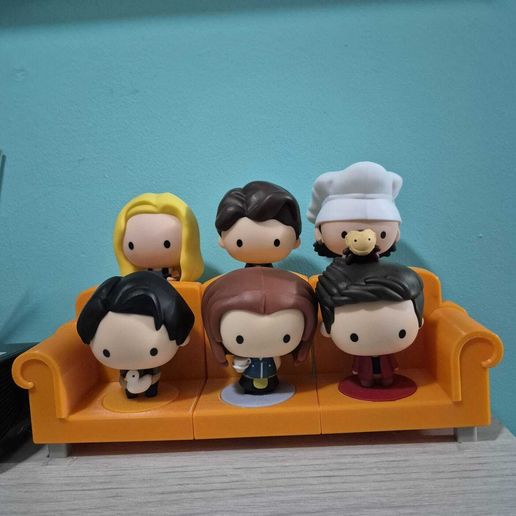 🏢 Friends Sofa Iconic Display・ STL File for 3D printing・Cults
