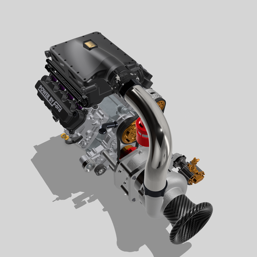 🚙 Ford Godzilla Procharged Engine set・ STL File for 3D printing・Cults