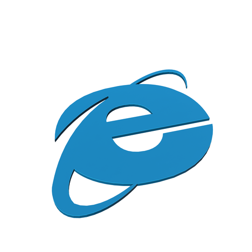 internet explorer e logo