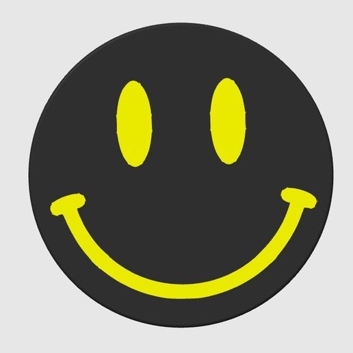 👾 Smiley GIF Coaster – Fun Animated Vibe for Your Drinks | 3D Printable ...