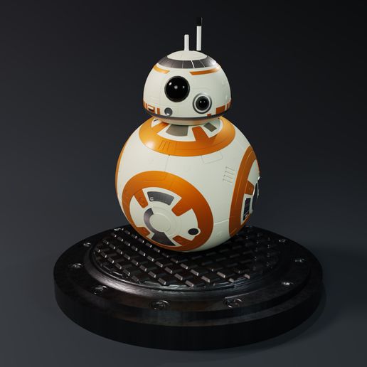 ⭐ BB-8 From Star Wars Statue・ STL File for 3D printing・Cults