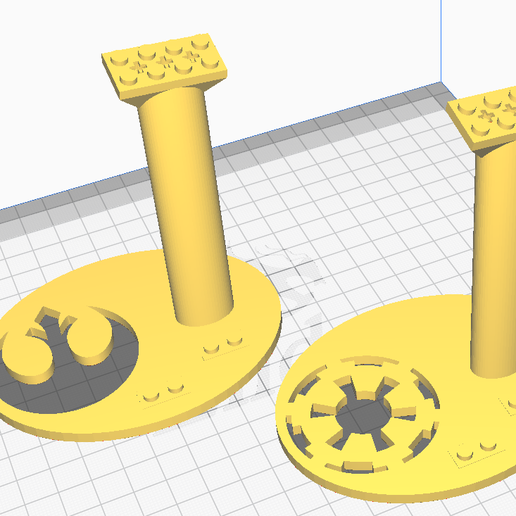 STL file Lego Stand Star Wars Ships With Minifigures ⭐ ・3D printer ...