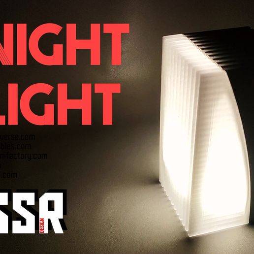 Free STL file Night Light 🔦 ・3D print design to download・Cults