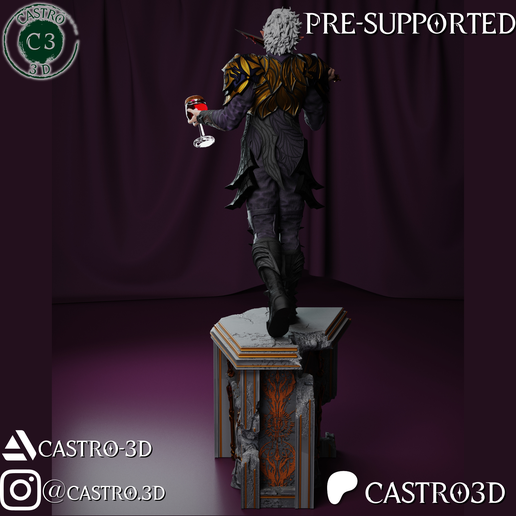 🎲 Astarion Ancunin - Baldurs Gate 3 Miniature Collection 3D print model ...