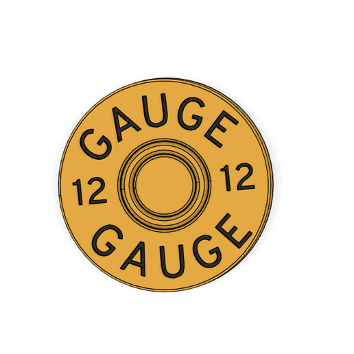 STL file 12 Gauge Shot Gun Fridge Magnet 🔫 (STEP)・3D printer design to ...