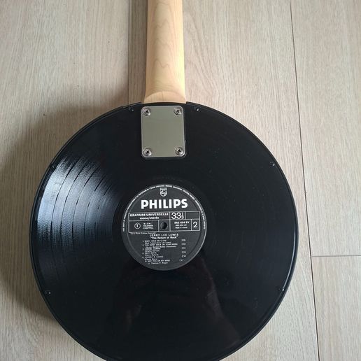 ⚡ Vinyl LP electric guitar・ STL File for 3D printing・Cults