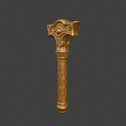 🦸 Egyptian Emperor Staff・ STL File for 3D printing・Cults