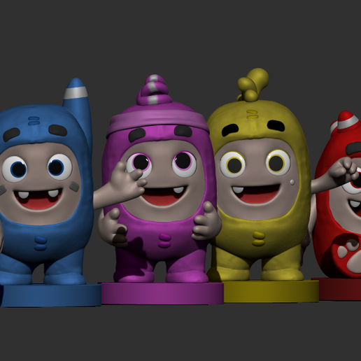 🫧 Oddbods-LULU- minibods・ STL File for 3D printing・Cults