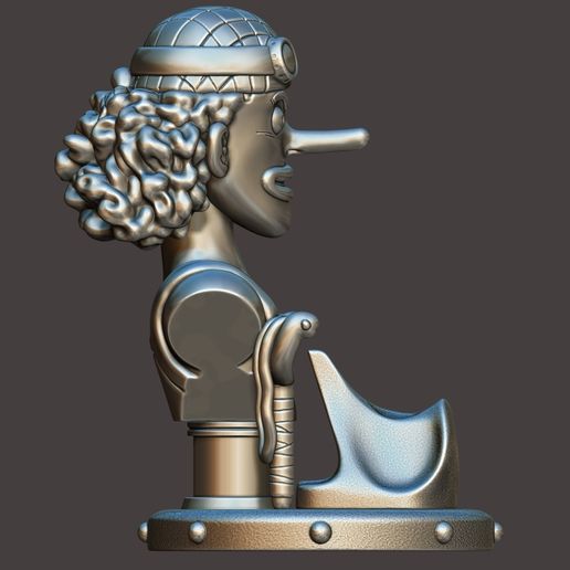 STL file USOPP BUST - JOYSTICK HOLDER - ONE PIECE 👤 ・3D printing model ...