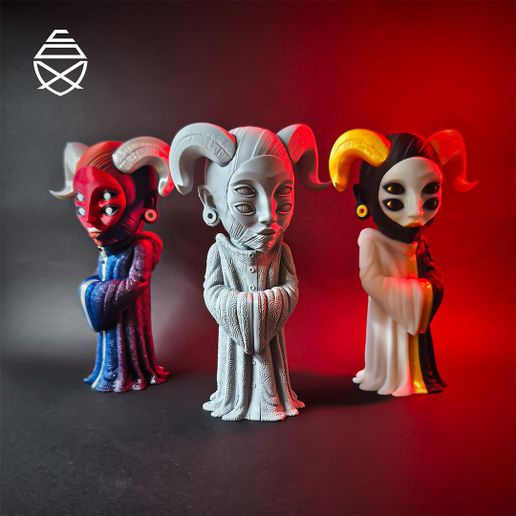 👹 Hellequin Chibi・ 3D File for 3D printing・Cults
